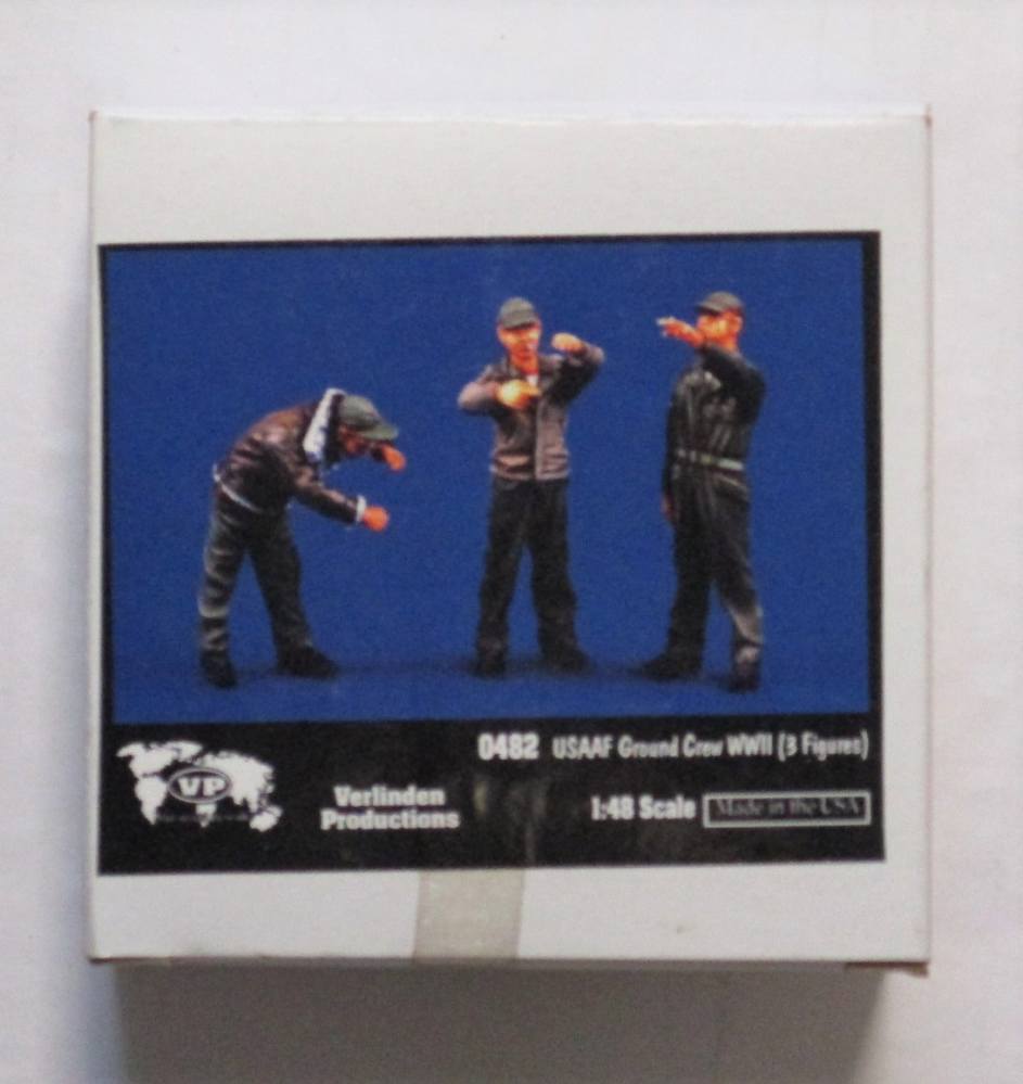0482 USAAF GROUND CREW WWII 3 FIGURES