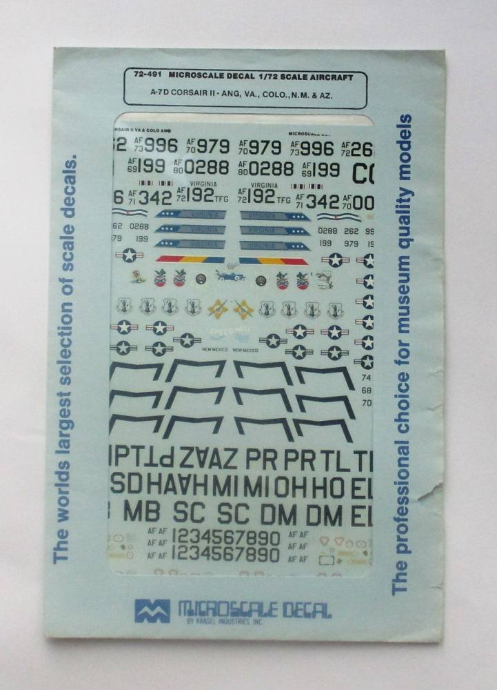 3122. 72491 A-7D CORSAIR II