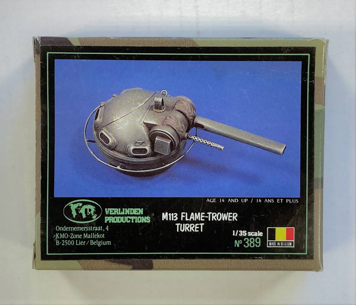 Verlinden Productions 389 M113 Flame-tower Turret Model Kit | Military ...