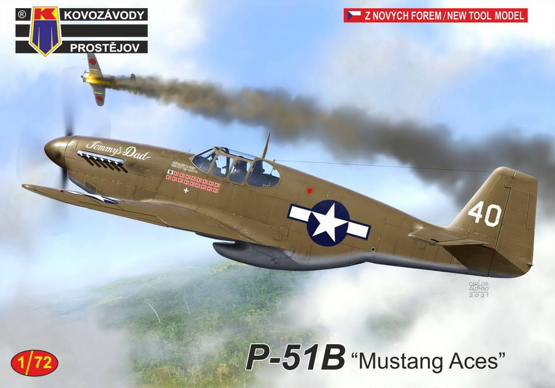 Kp 0245 P-51b Mustang Aces Model Kit | Aircraft Model Kits