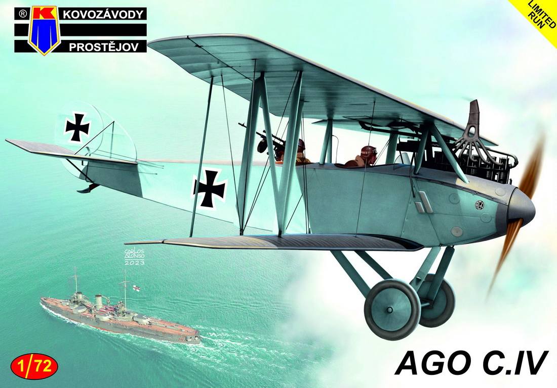 Kovozavody 0396 Ago C.iv Model Kit | Aircraft Model Kits