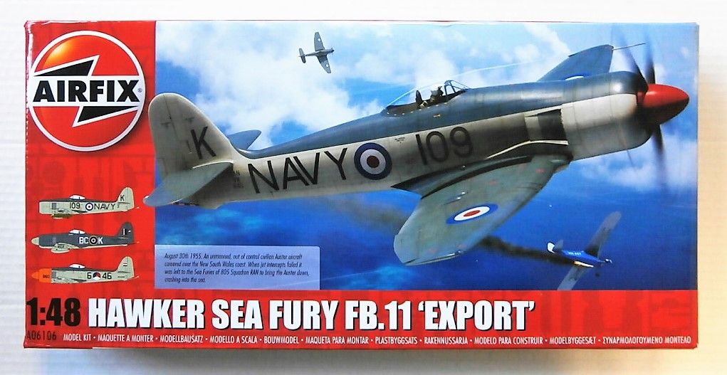 AIRFIX Models | AIRFIX 06106 HAWKER SEA FURY FB.11 EXPORT | Model Kits