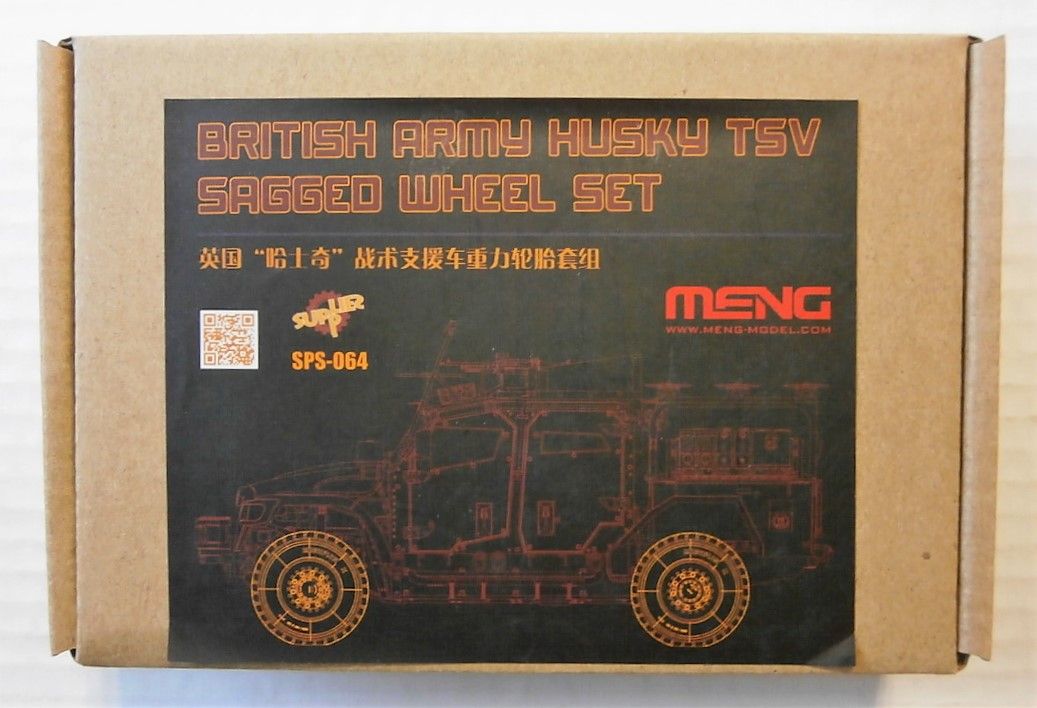 Meng Sps-064 British Army Husky Tsv Sagged Wheel Set Model Kit ...