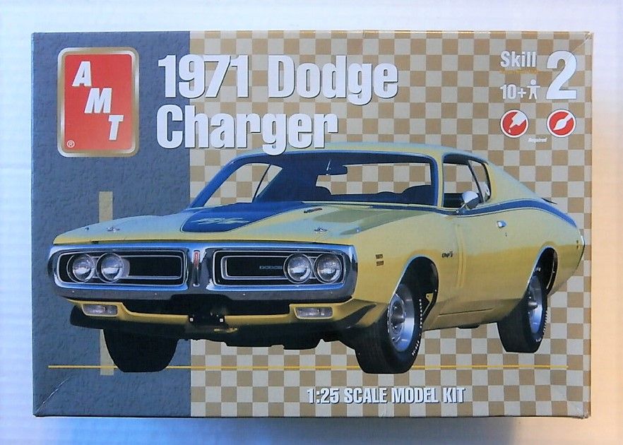 Amt 31253 1971 Dodge Charger Model Kit | Cars, Motorbikes, Trucks