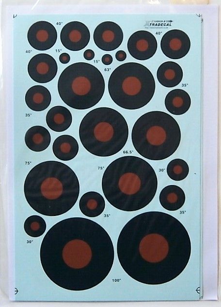 Xtradecal 48028 Raf Roundels Type B Model Kit Decals