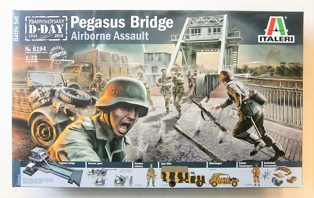 ITALERI Models | ITALERI 6194 PEGASUS BRIDGE AIRBORNE ASSAULT BATTLE SET