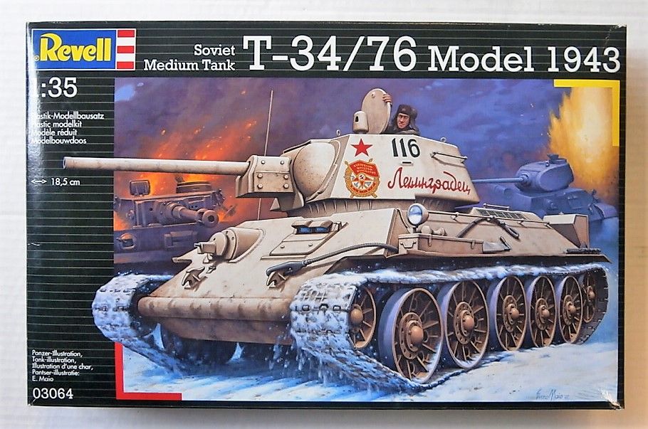 REVELL Models | REVELL 03064 T-34/76 MODEL 1943 | Model Kits