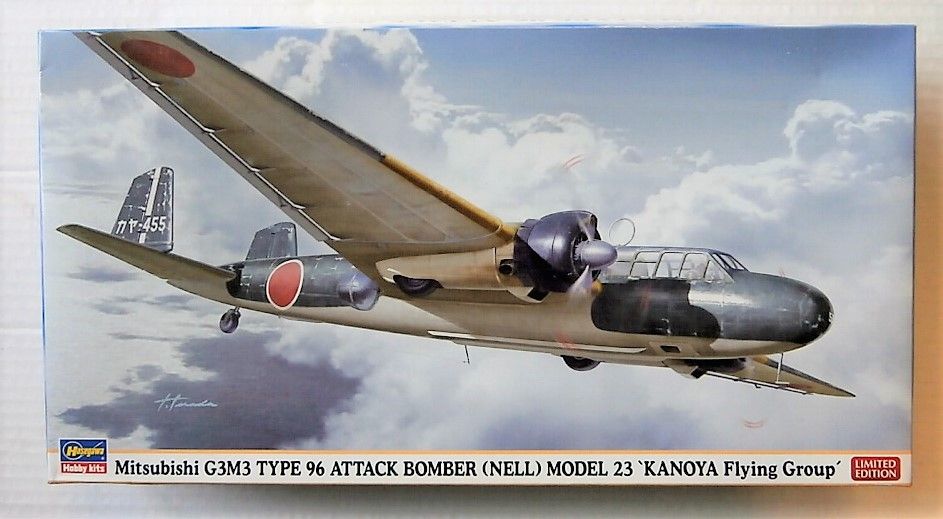 02218 MITSUBISHI G3M3 TYPE 96 ATTACK BOMBER (NELL) MODEL 23