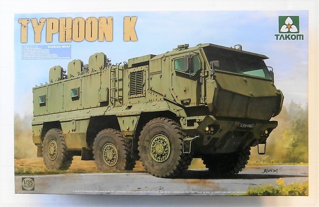 Takom 2082 Russian Mrap Typhoon K Military Model Kit