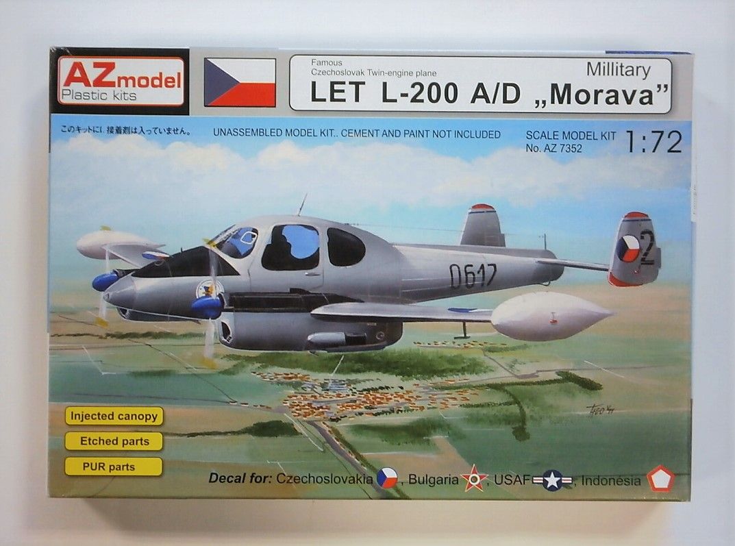 Az Model 7352 Let L-200 A/d Morava Model Kit | Aircraft Model Kits