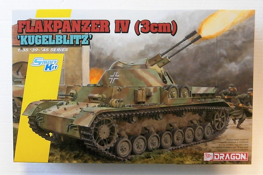 Dragon 6889 Flakpanzer Iv (3cm) 'kugelblitz' Military Model Kit