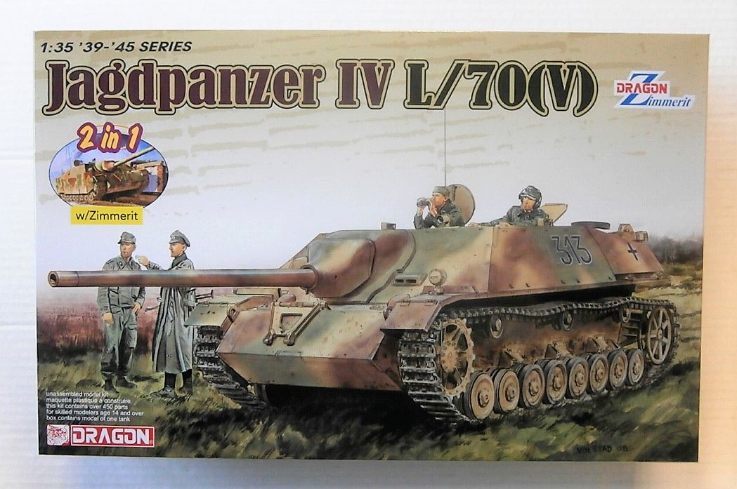 Dragon 6498 Jagdpanzer Iv L/70(v) Model Kit | Military Model Kits