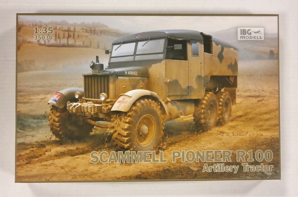 Ibg Models 35030 Scammell Pioneer R100 Artillery Tractor Model Kit