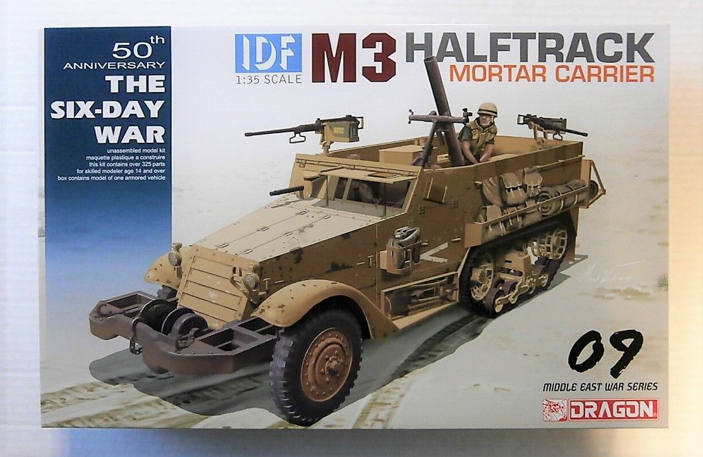 Dragon 3597 Idf M3 Halftrack Mortar Carrier Military Model Kit