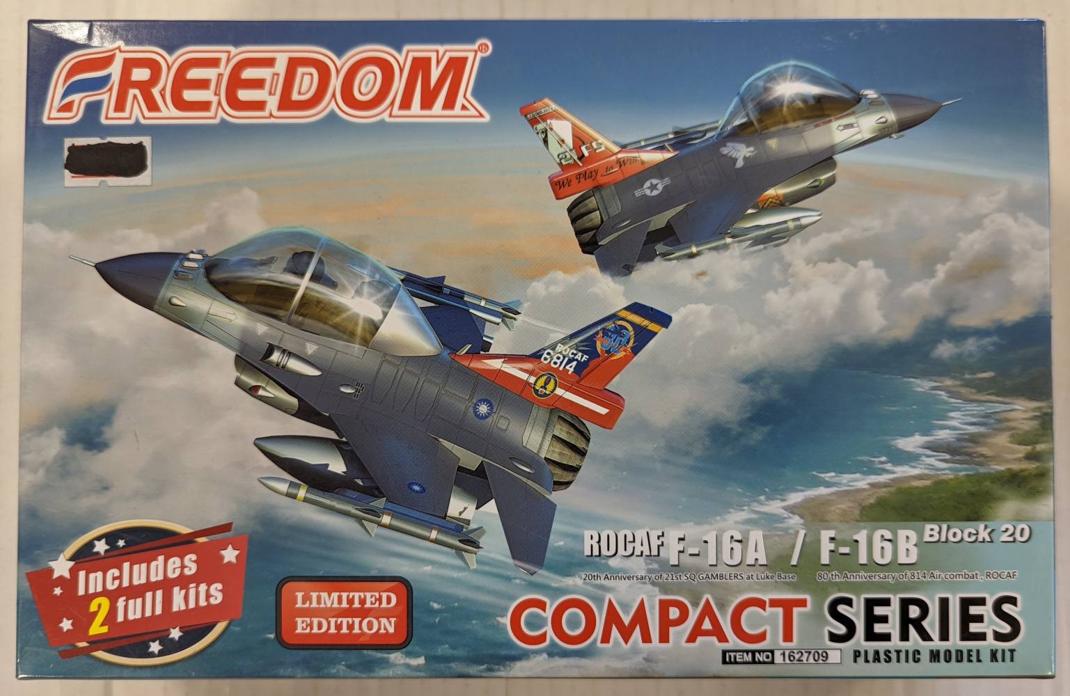 Freedom Models 162709 Compact Series Rocaf F-16a/f-16b Block 20 Model ...