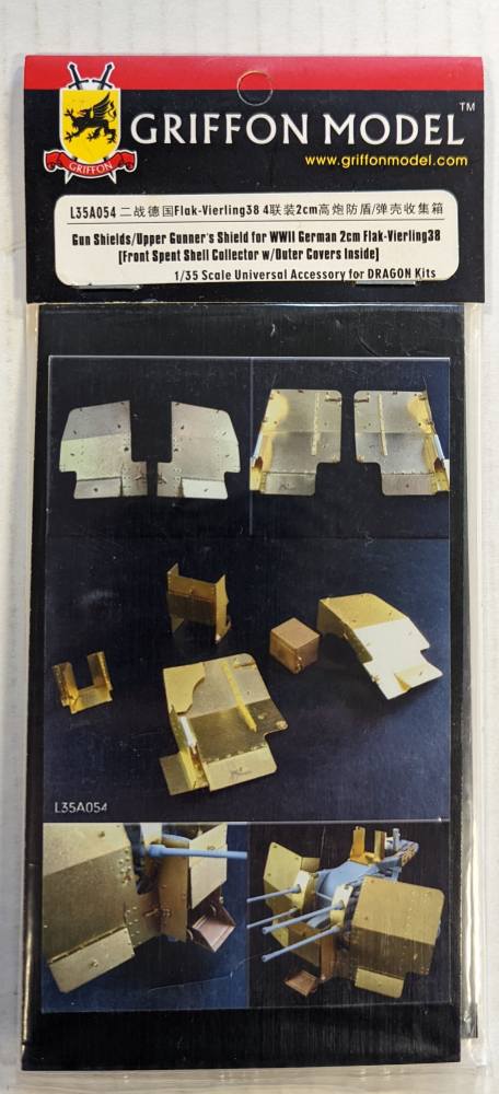 L35a054 Gun Shields / Upper Gunner's Shield For Wwii German 2cm Flak ...