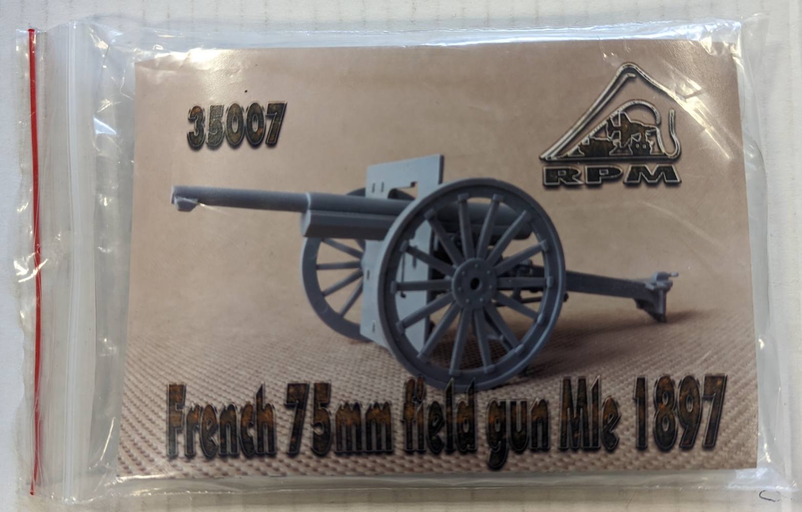 35007 FRENCH 75MM FIELD GUN MLE 1897