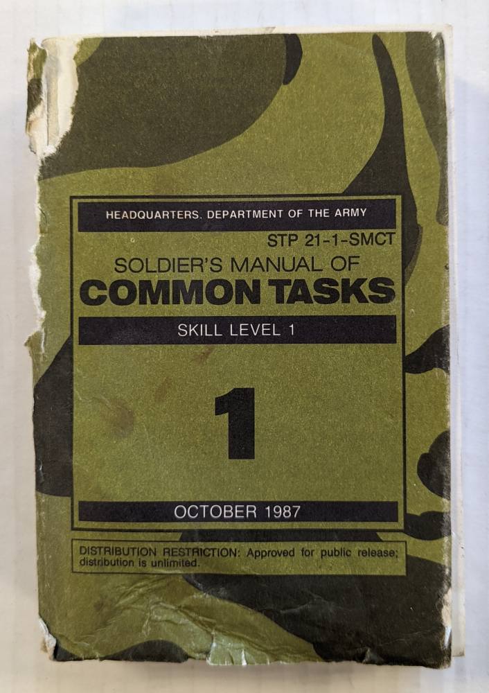 ZB4315 SOLDIERS MANUAL OF COMMON TASKS SKILL LEVEL 1