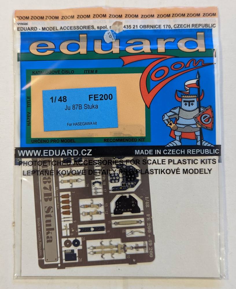 Eduard Fe200 Ju 87b Stuka Model Kit | Conversion Sets