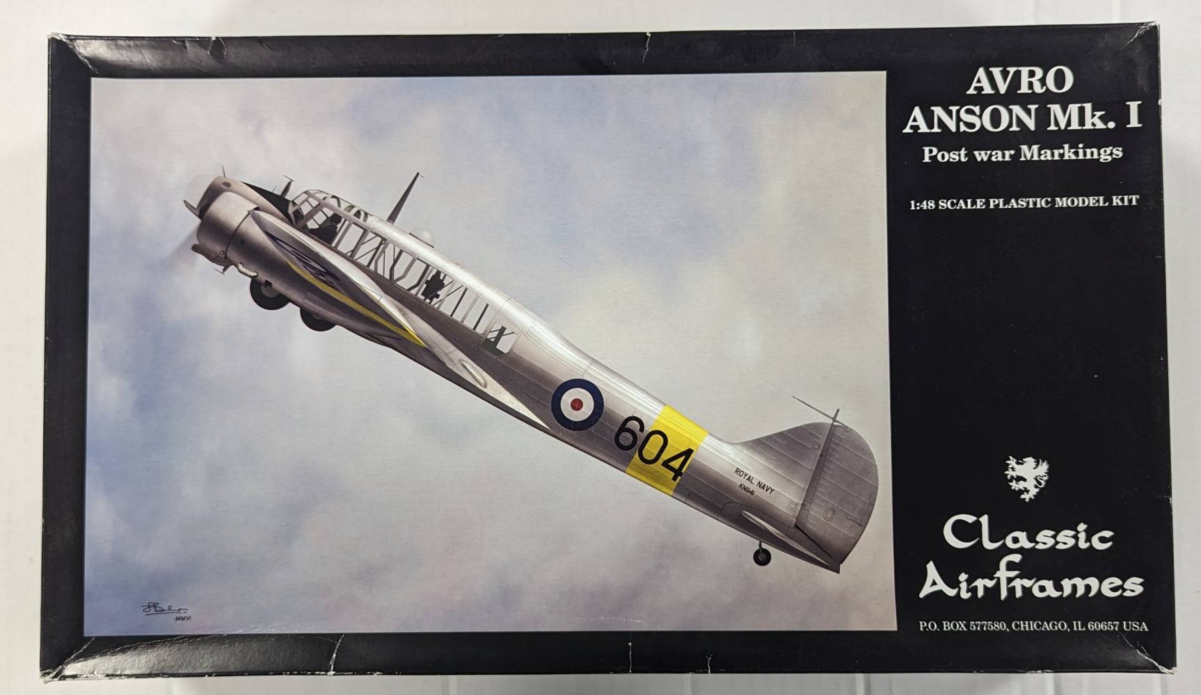 CLASSIC AIRFRAMES 1/48 4121 AVRO ANSON Mk.I Model Kit