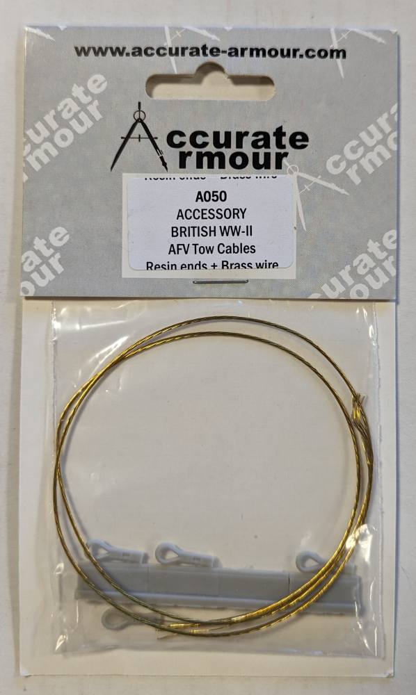 Accurate Armour A050 Accessory British Wwii Afv Tow Cables Model Kit ...