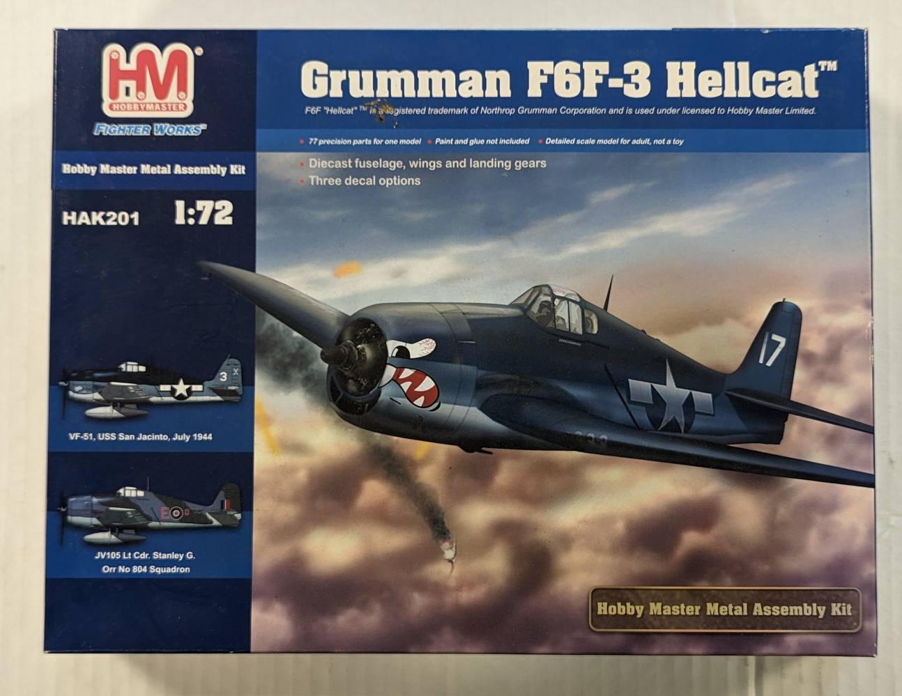 HAK201 GRUMMAN F6F-3 HELLCAT