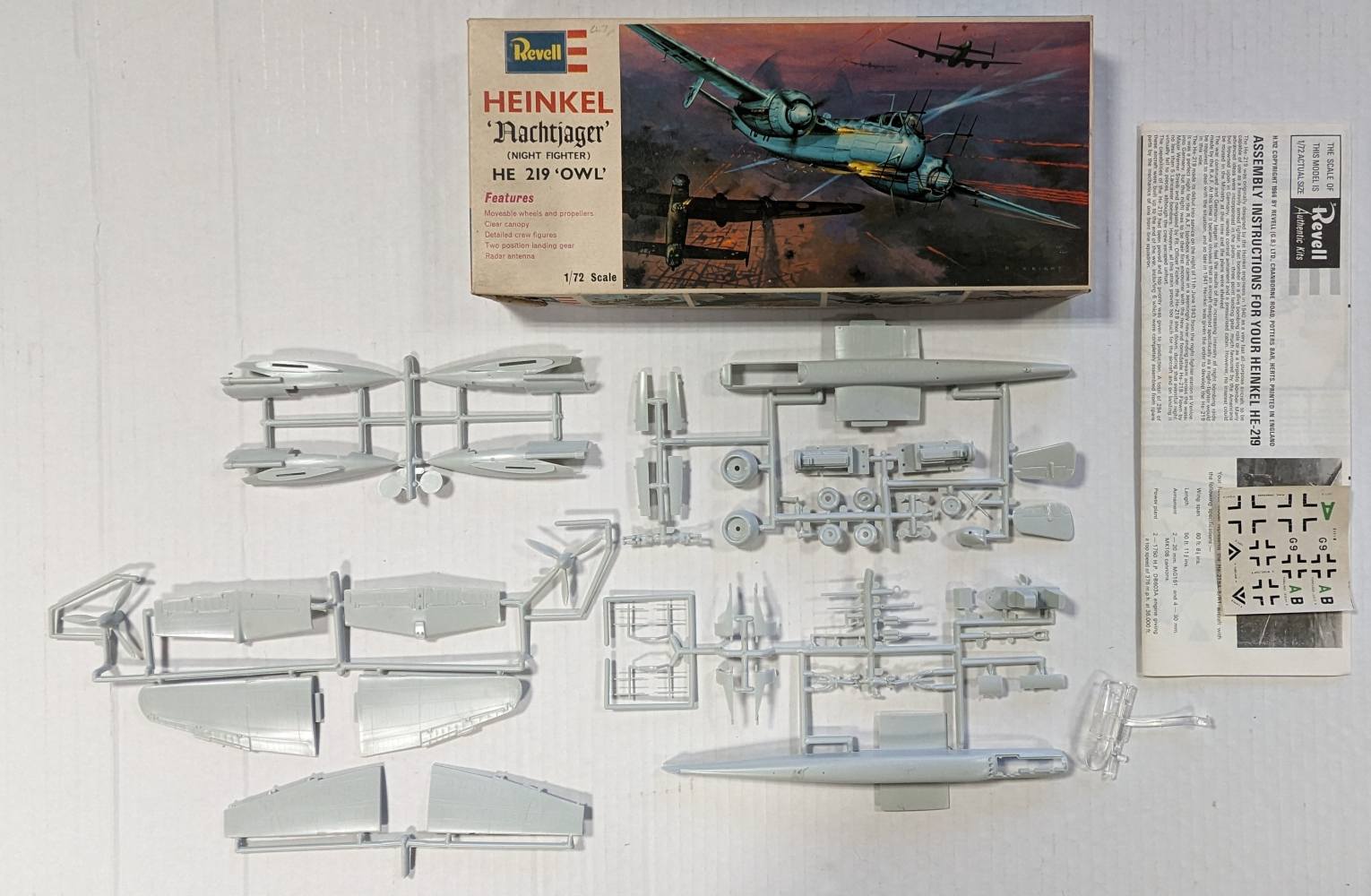 REVELL H-112 HEINKEL HE 219 OWL