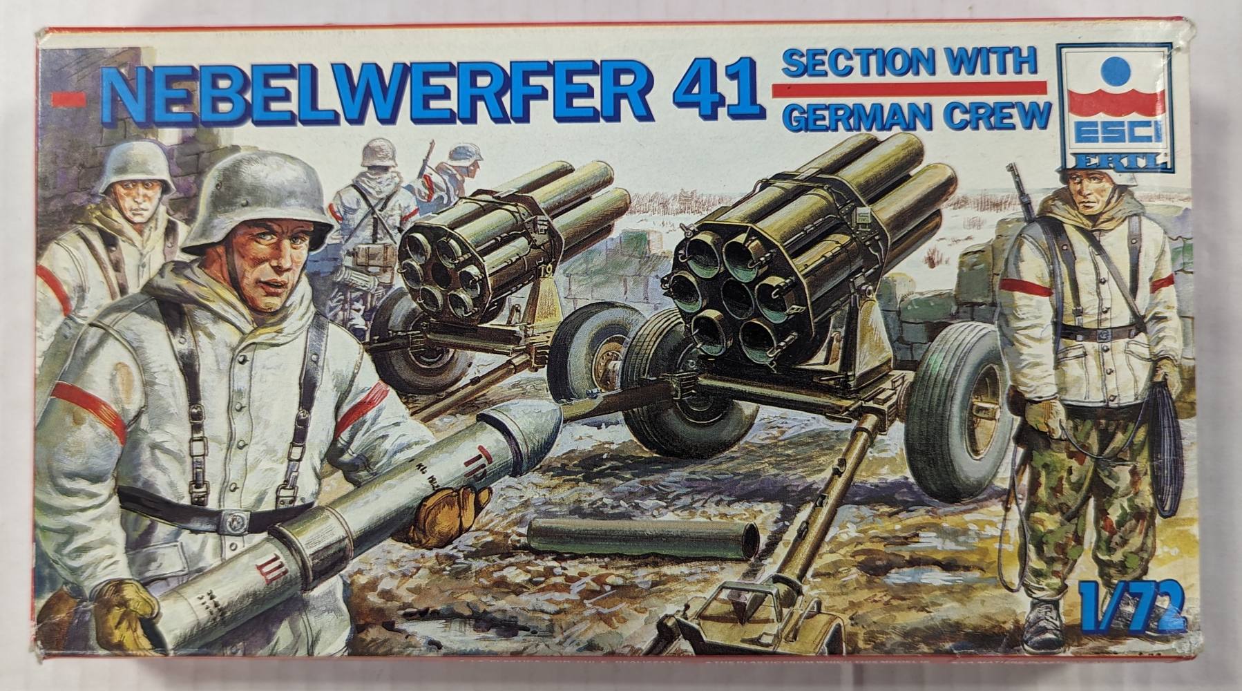 NEBELWERFER 41 SECTION WITH GERMAN CREW