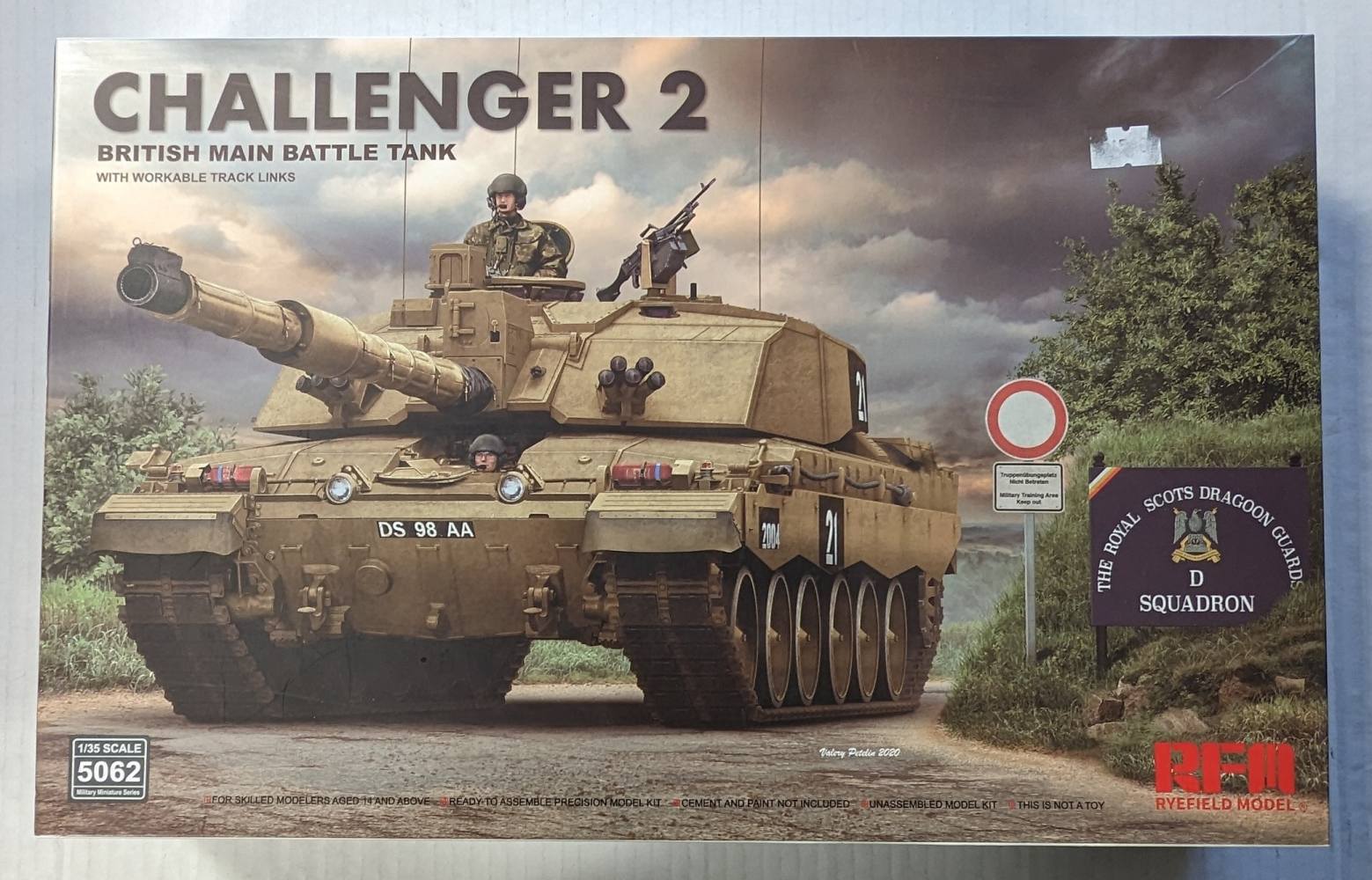 Rye Field Model 5062 Challenger Ii British Main Battle Tank Model Kit ...