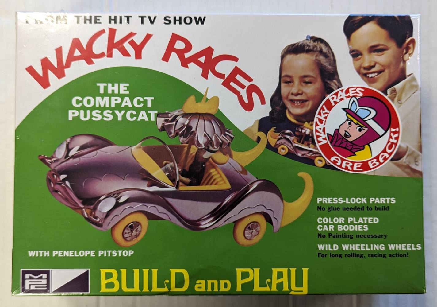 Mpc 934 Wacky Races The Comact Pussycat Model Kit | Cars, Motorbikes ...