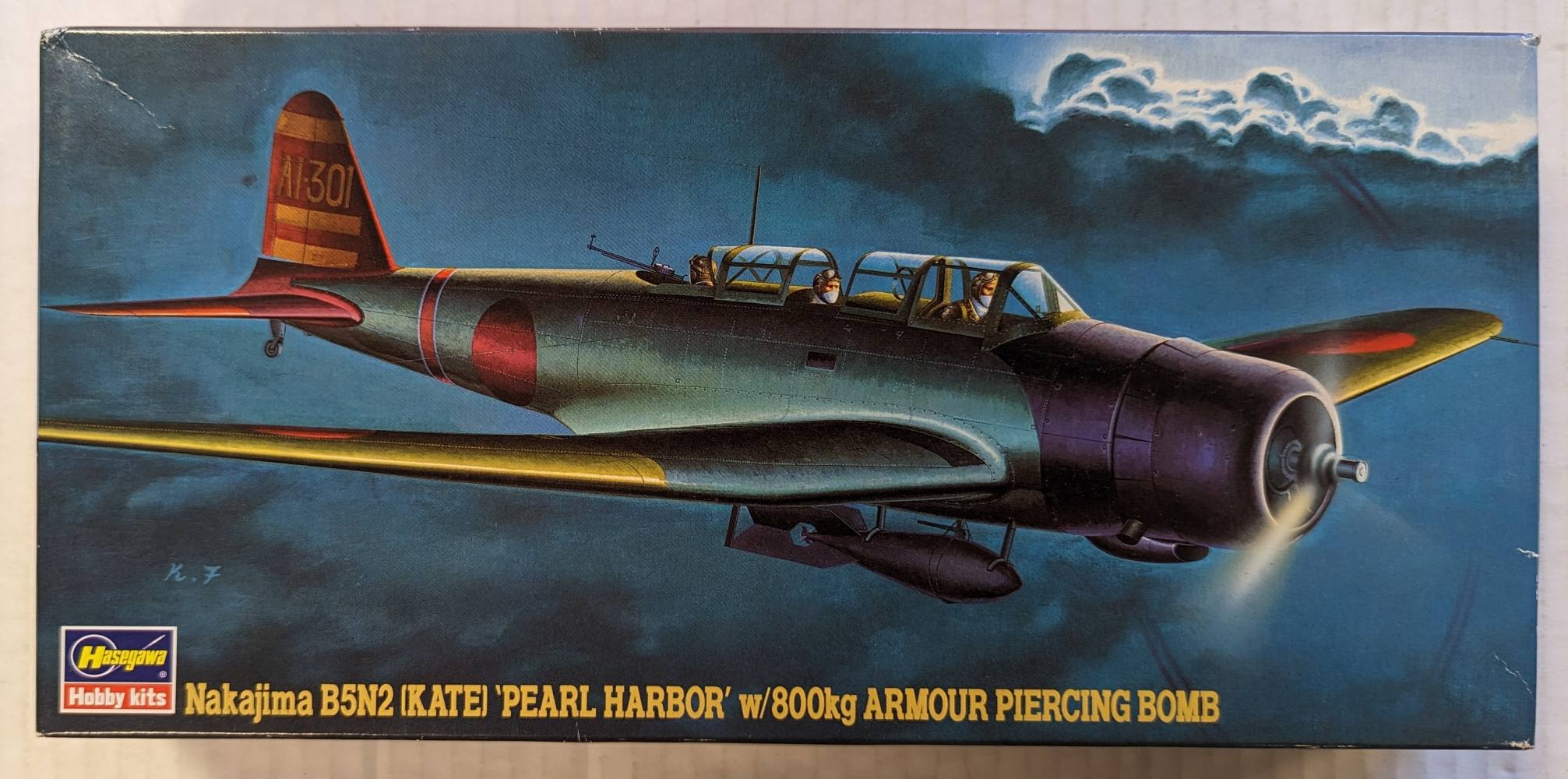 AT106 NAKAJIMA B5N2 KATE PAERL HARBOR WITH 800KG ARMOUR PIERCING BOMB