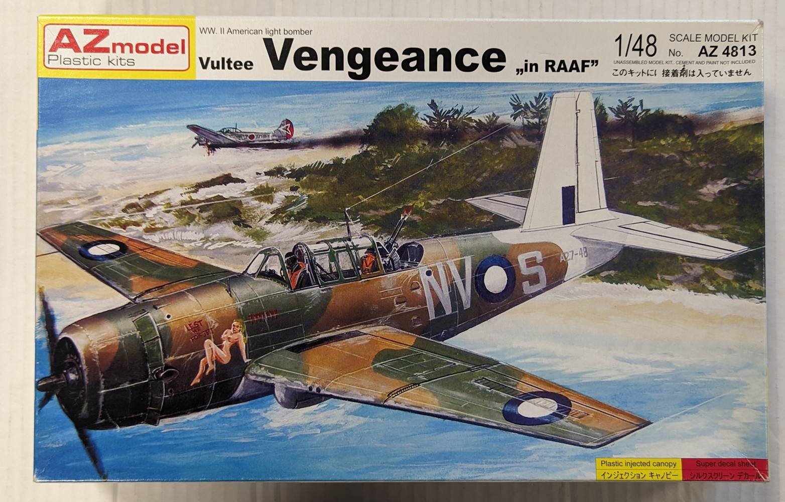 Az Model 4813 Vultee Vengeance Model Kit | Aircraft Model Kits