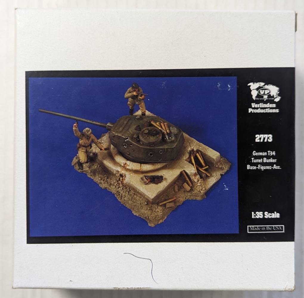 Verlinden Productions 2773 German T34 Turret Bunker Model Kit ...