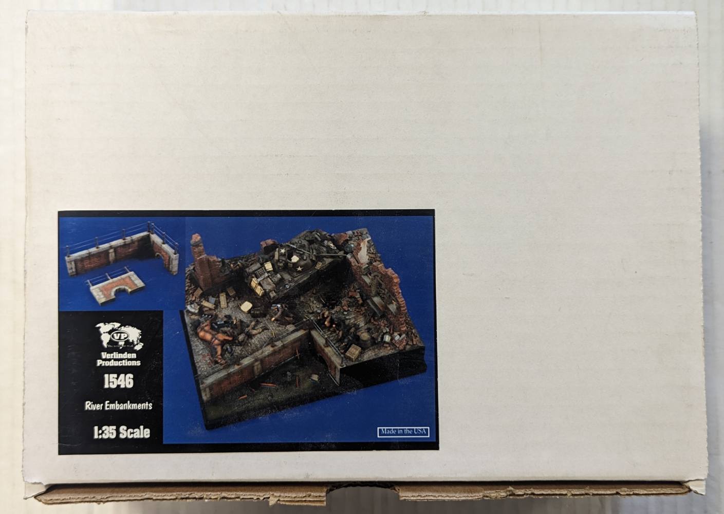 Verlinden Productions 1546 River Embankments Model Kit | Scenery