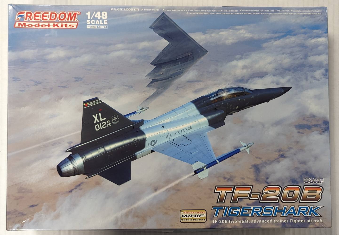 Freedom Models 18020 Usaf Tf-20b Tigershark Model Kit | Aircraft Model Kits