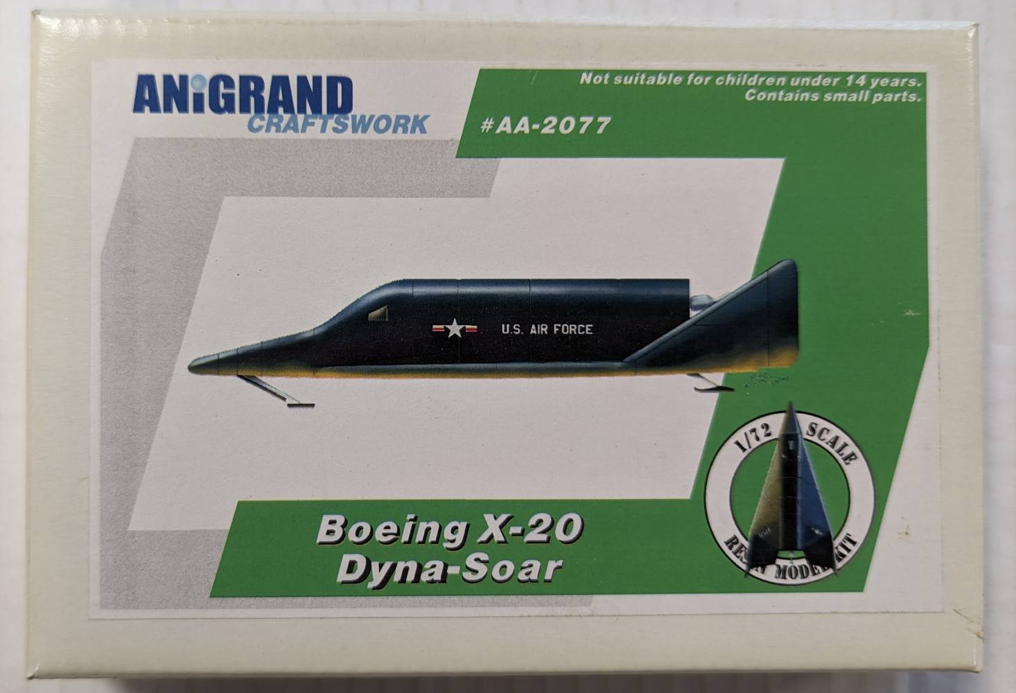 Anigrand 2077 Boeing X-20 Dyna-soar Model Kit | Aircraft Model Kits