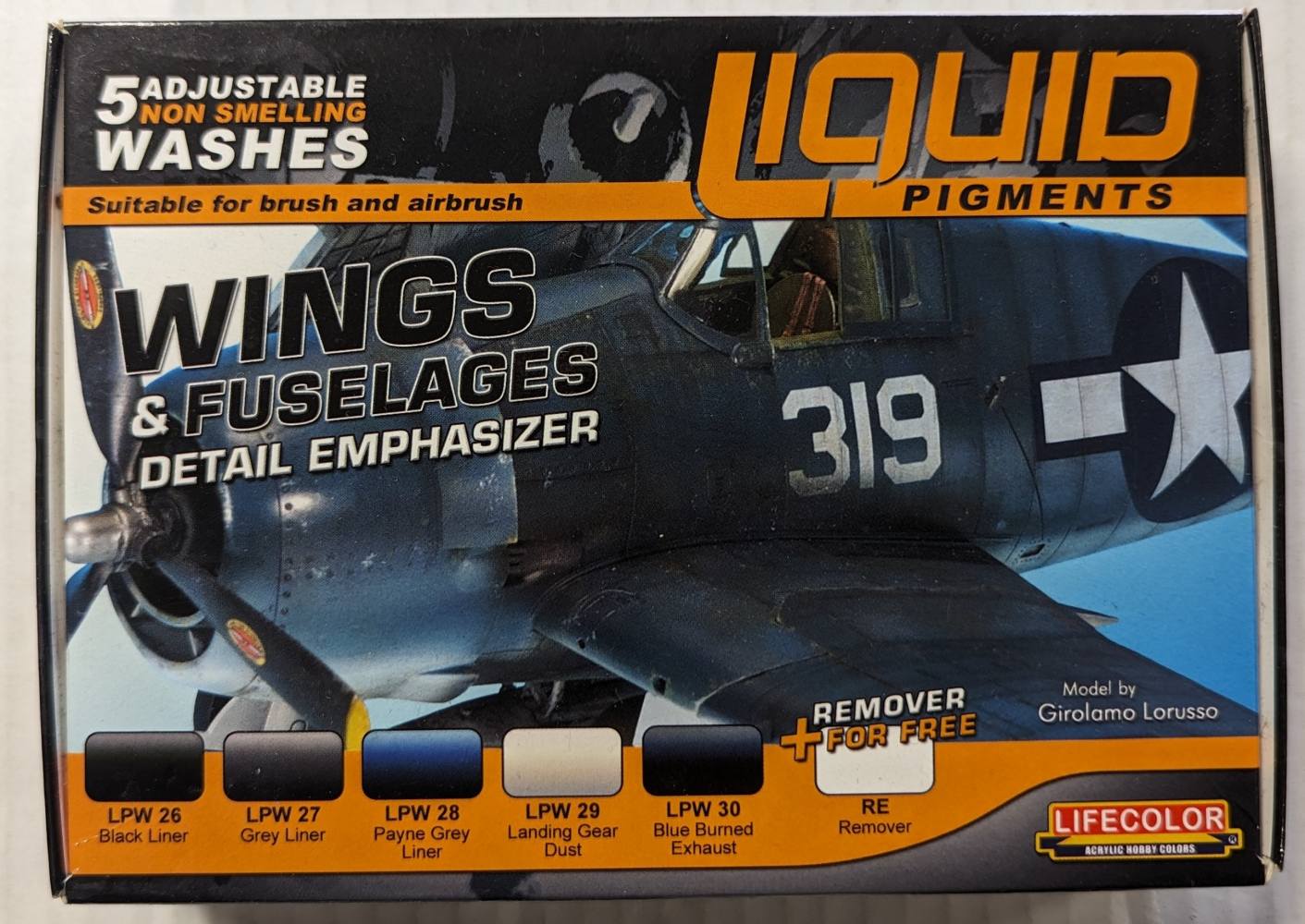 Model Paint Kits | LP06 LIQUID PIGMENTS WINGS & FUSELAGES DETAIL EMPHASIZER