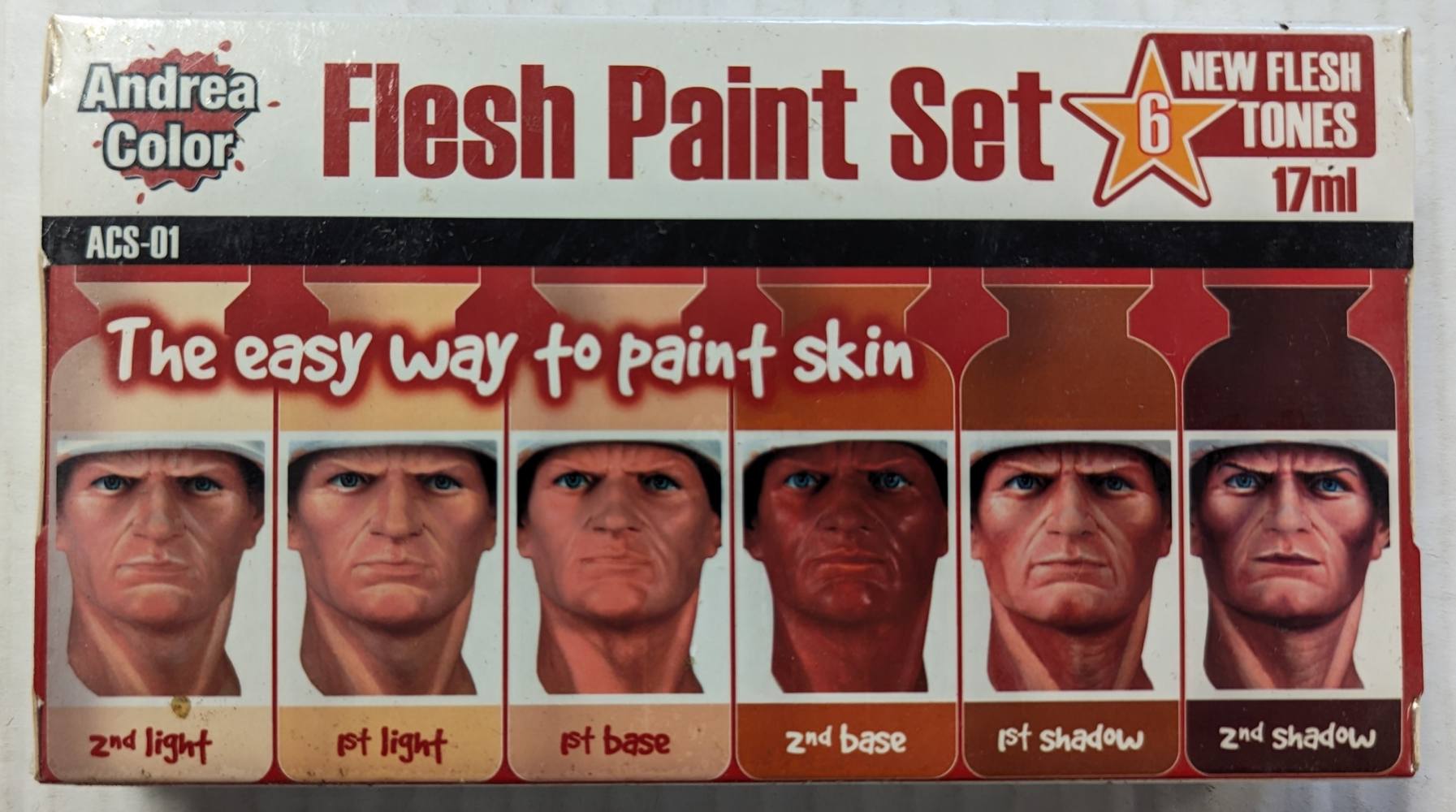 Model Paint Kits | ACS-01 FLESH PAINT SET