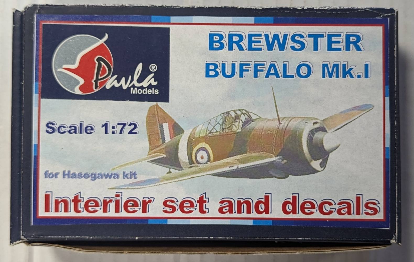 72048 Brewster Buffalo Mk.i Interior Set And Decals Model Kit ...