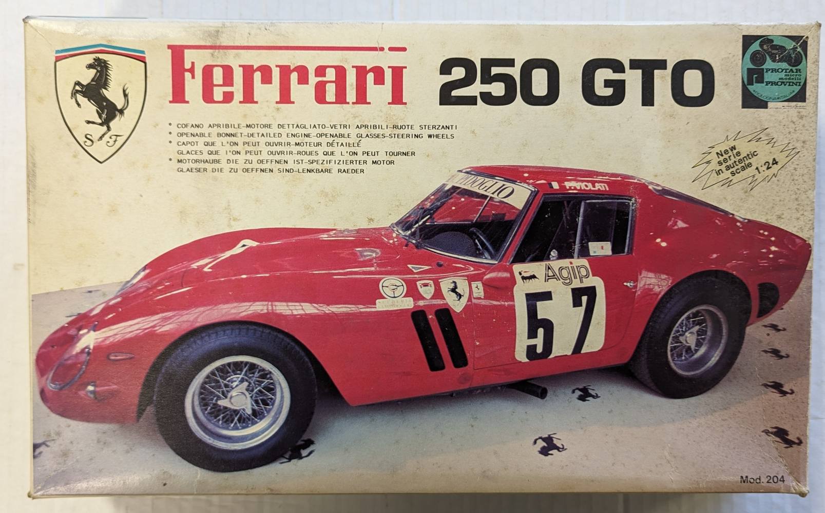 Protar 204 Ferrari 250 Gto Model Kit | Cars, Motorbikes & Trucks Model Kits