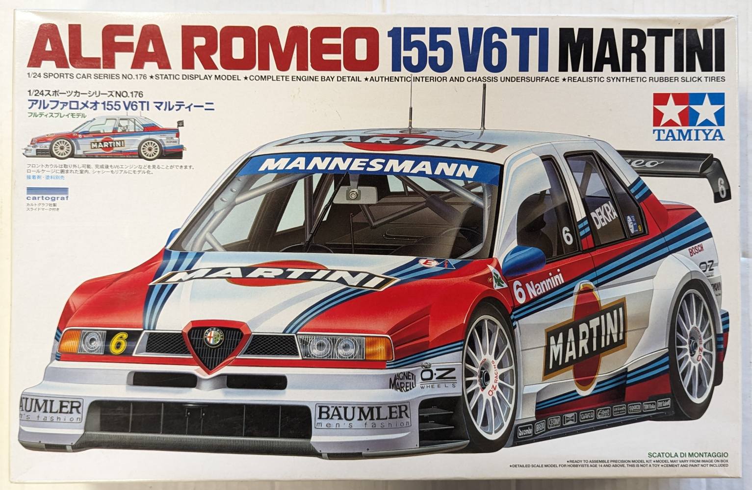 TAMIYA Models | TAMIYA 24176 ALFA ROMEO 155 V6 TI MARTINI | Model Kits