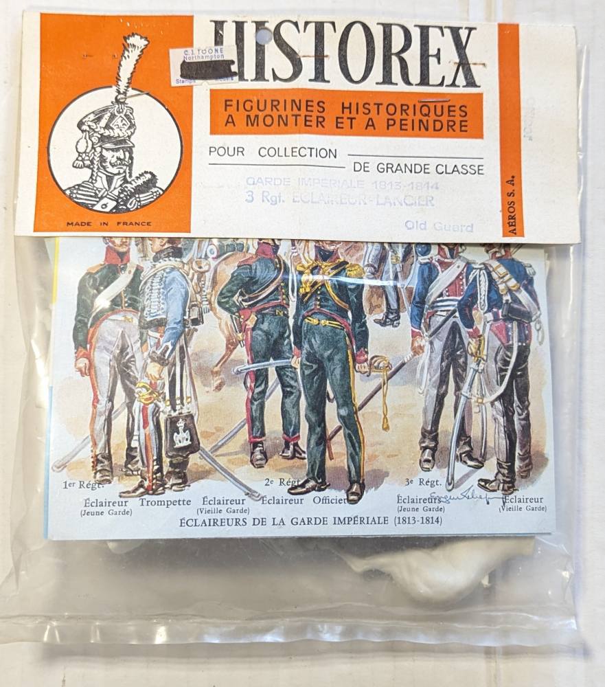 GARDE IMPERIALE 1813-1814 3 RGT ECLAIREUR LANCIER OLD GUARD