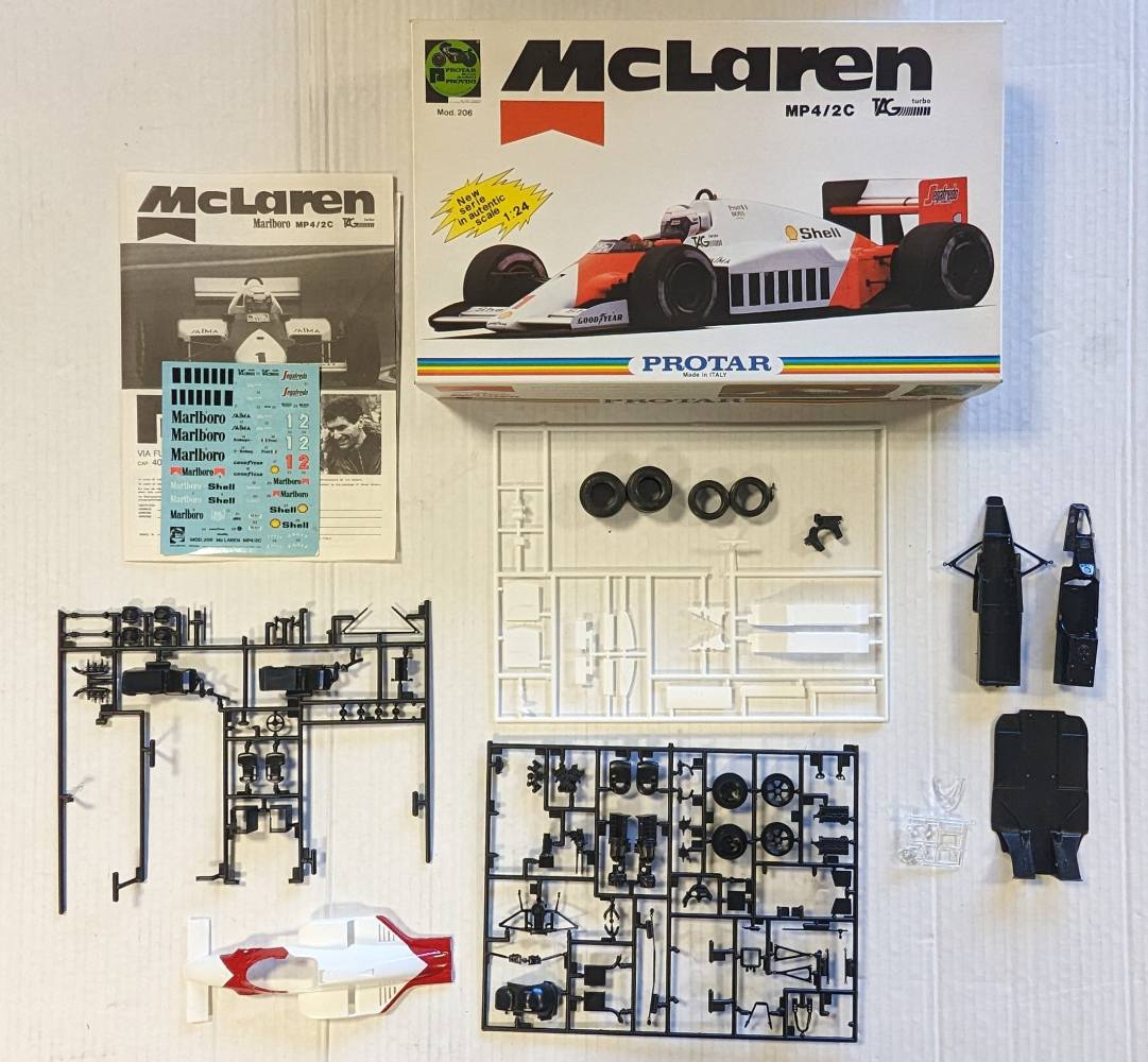 PROTAR 206 ALAIN PROST MCLAREN MP4/2C (STARTED) | Mclaren Model Kits