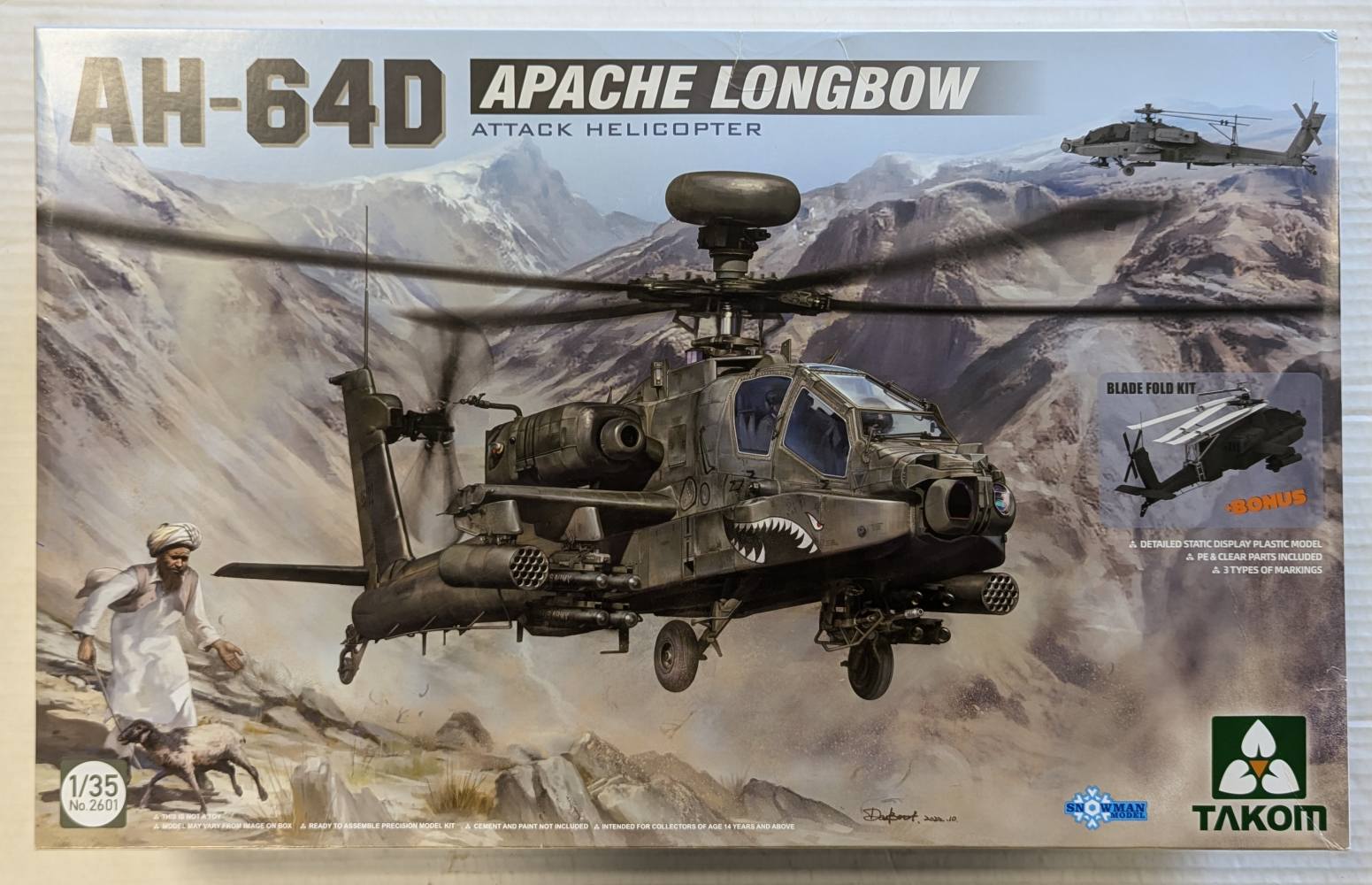 Takom 2601 Ah-64d Apache Longbow Model Kit | Aircraft Model Kits