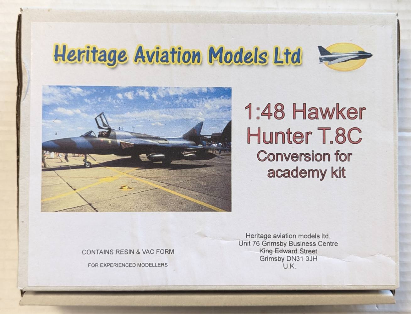 HAWKER HUNTER T.8C CONVERSION FOR ACADEMY KIT