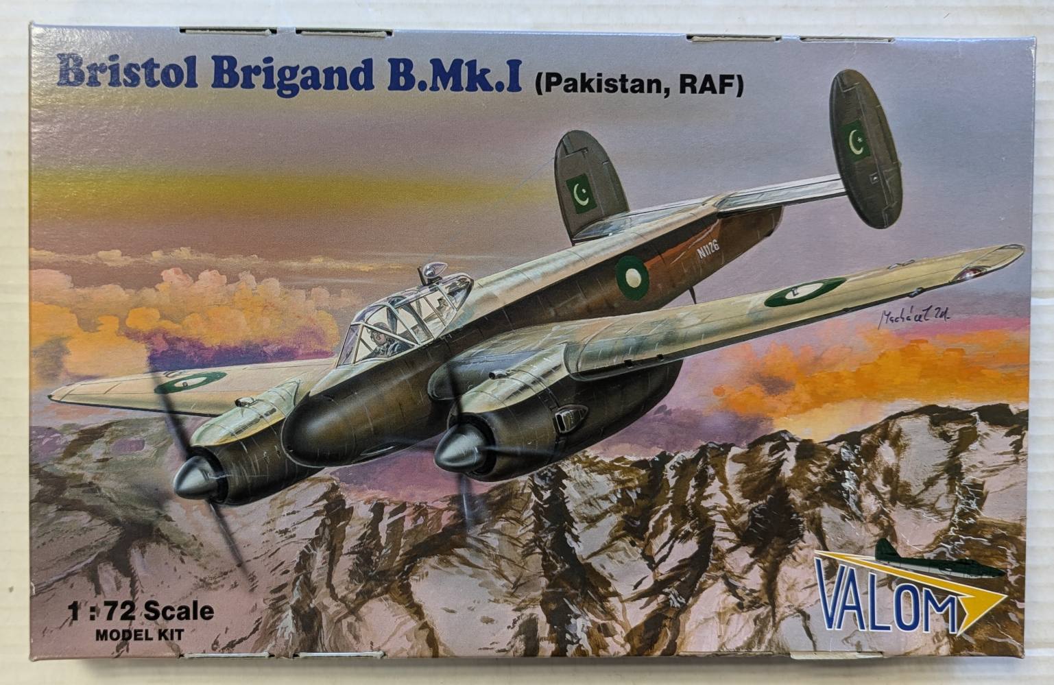 Valom 72081 Bristol Brigand B.mk.i Pakistan Raf Model Kit | Aircraft ...