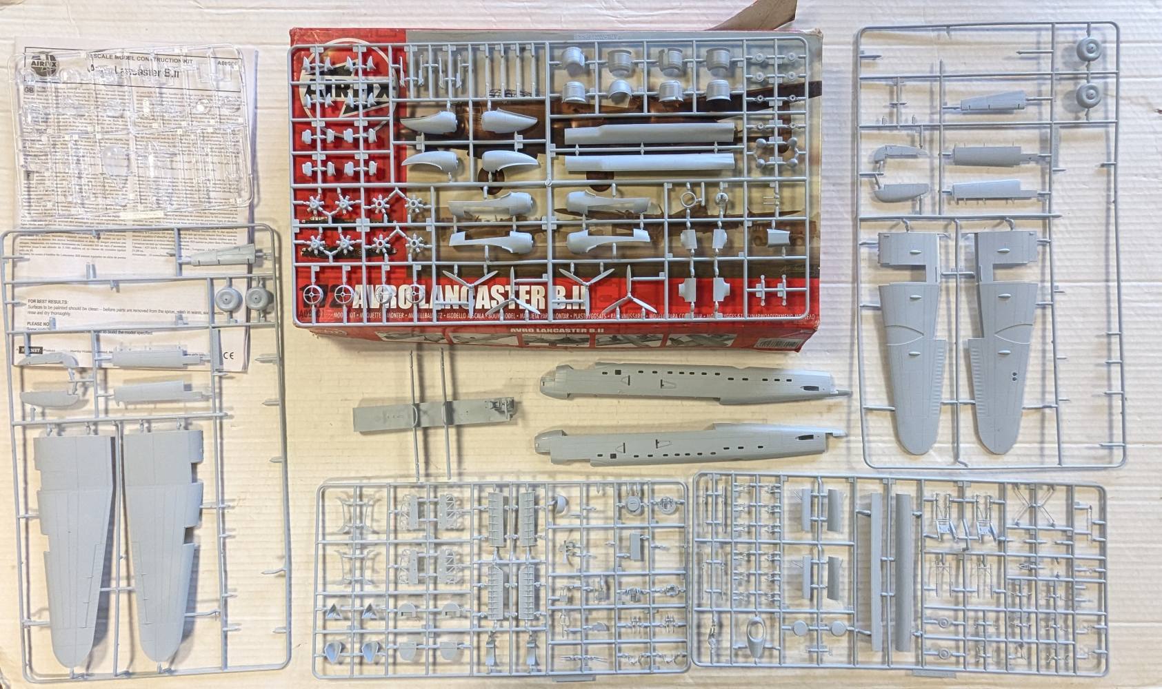 AIRFIX 08001 AVRO LANCASTER B.II (STARTED)