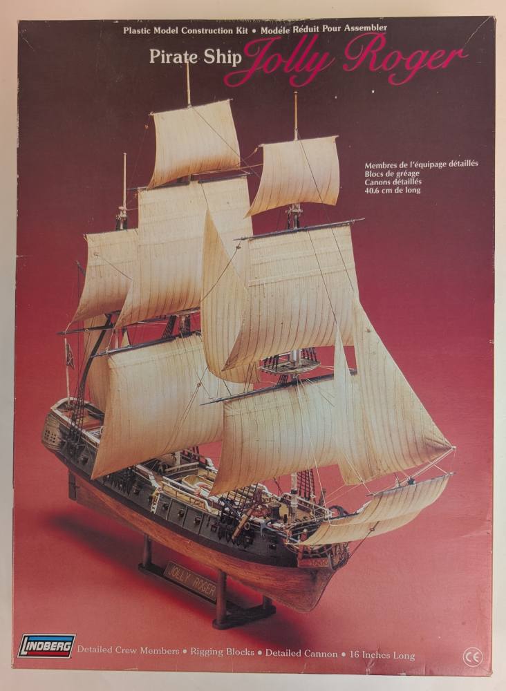 Jolly Roger Ship Model Lindberg 1/130 Jolly Roger Satisfaction Of
