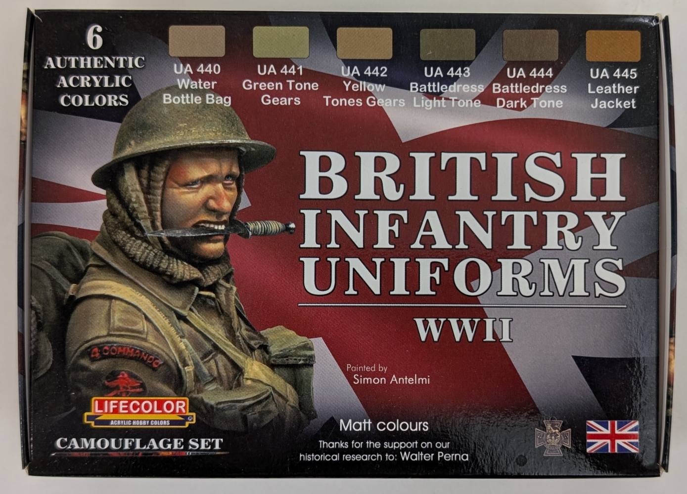Model Paint Kits | Life Colour Cs41 British Infantry Uniforms Wwii ...