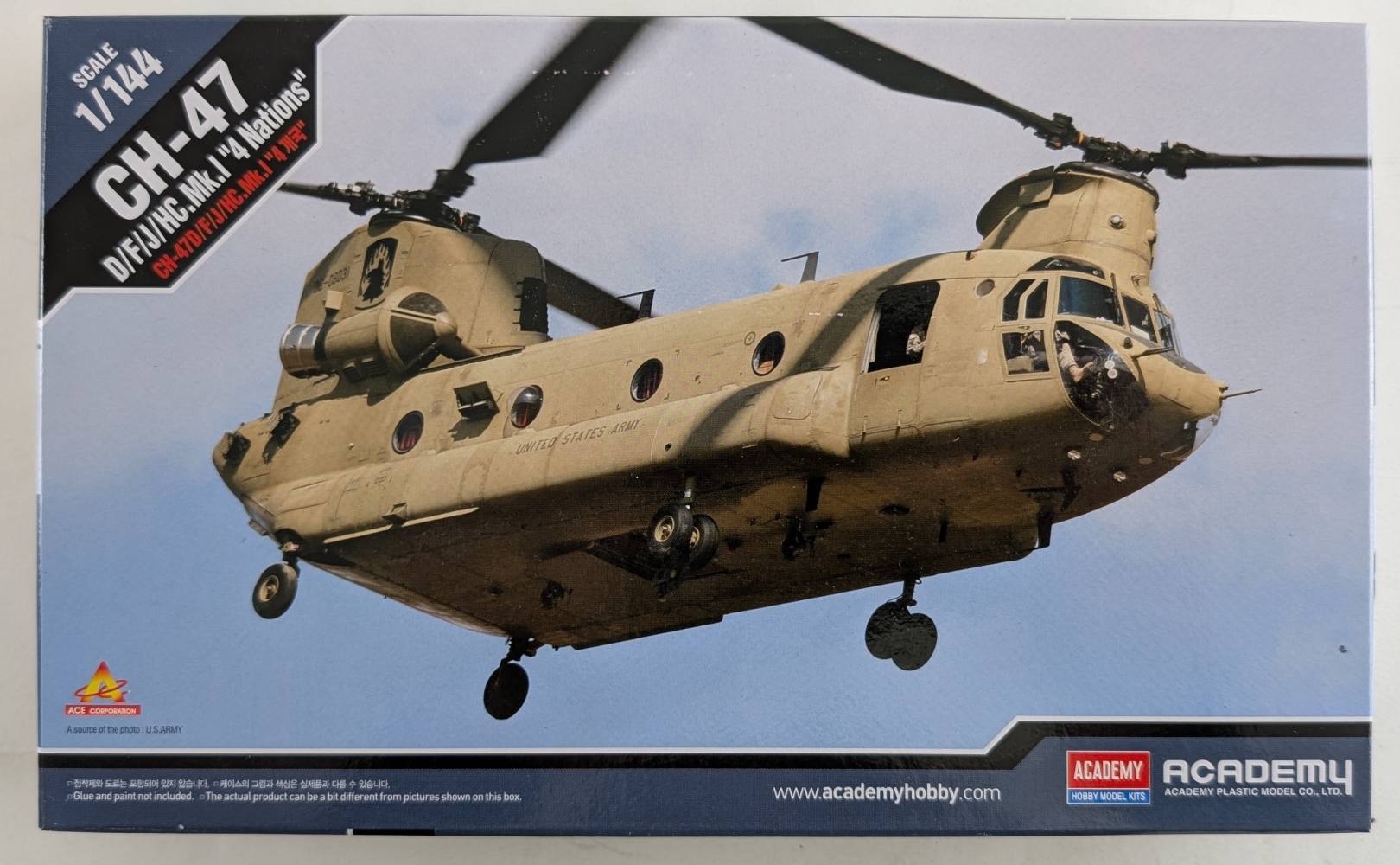 12624 CH-47 D/F/J/HC.MK.I 4 NATIONS